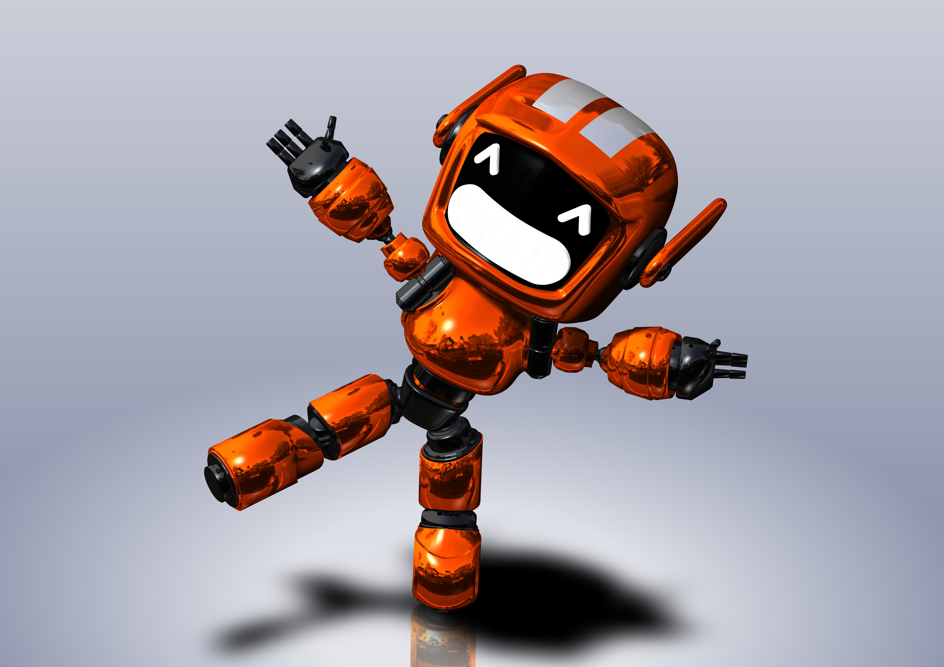 K-VRC - ORANGE ROBOT - LOVE, DEATH & ROBOTS par 3dxav | Téléchargez ...