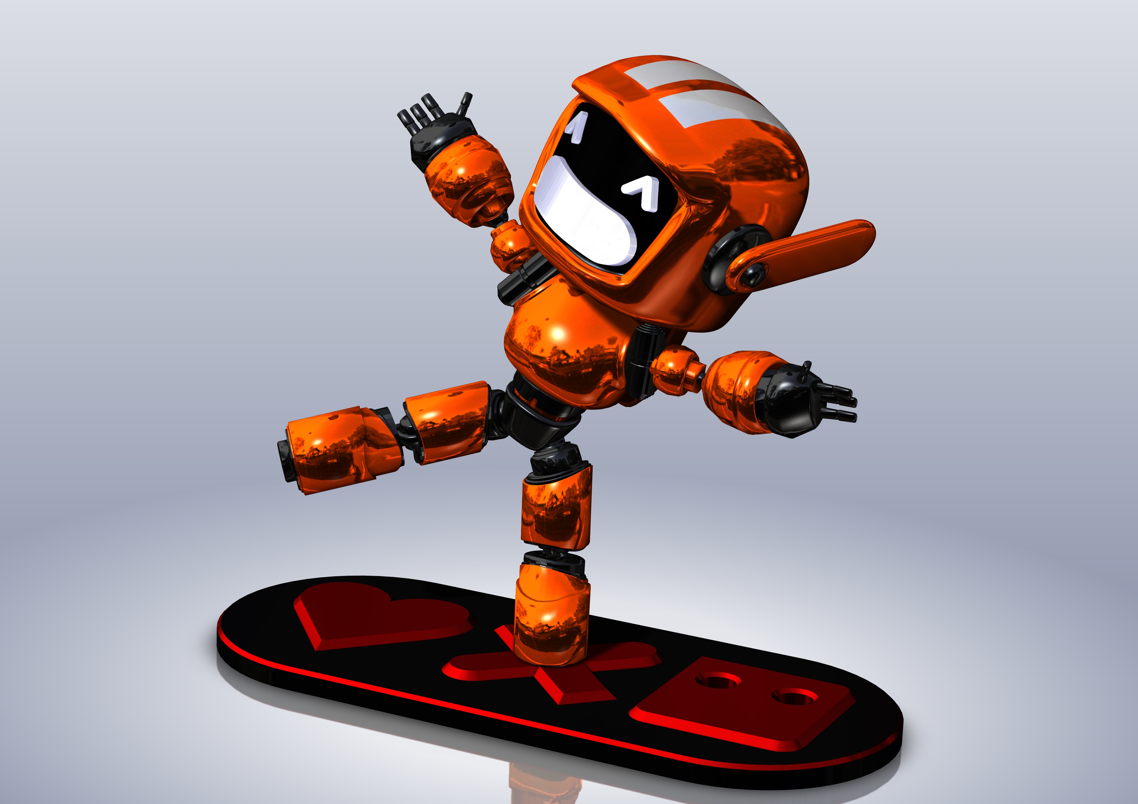 K-VRC - ORANGE ROBOT - LOVE, DEATH & ROBOTS von 3dxav | Kostenloses STL ...