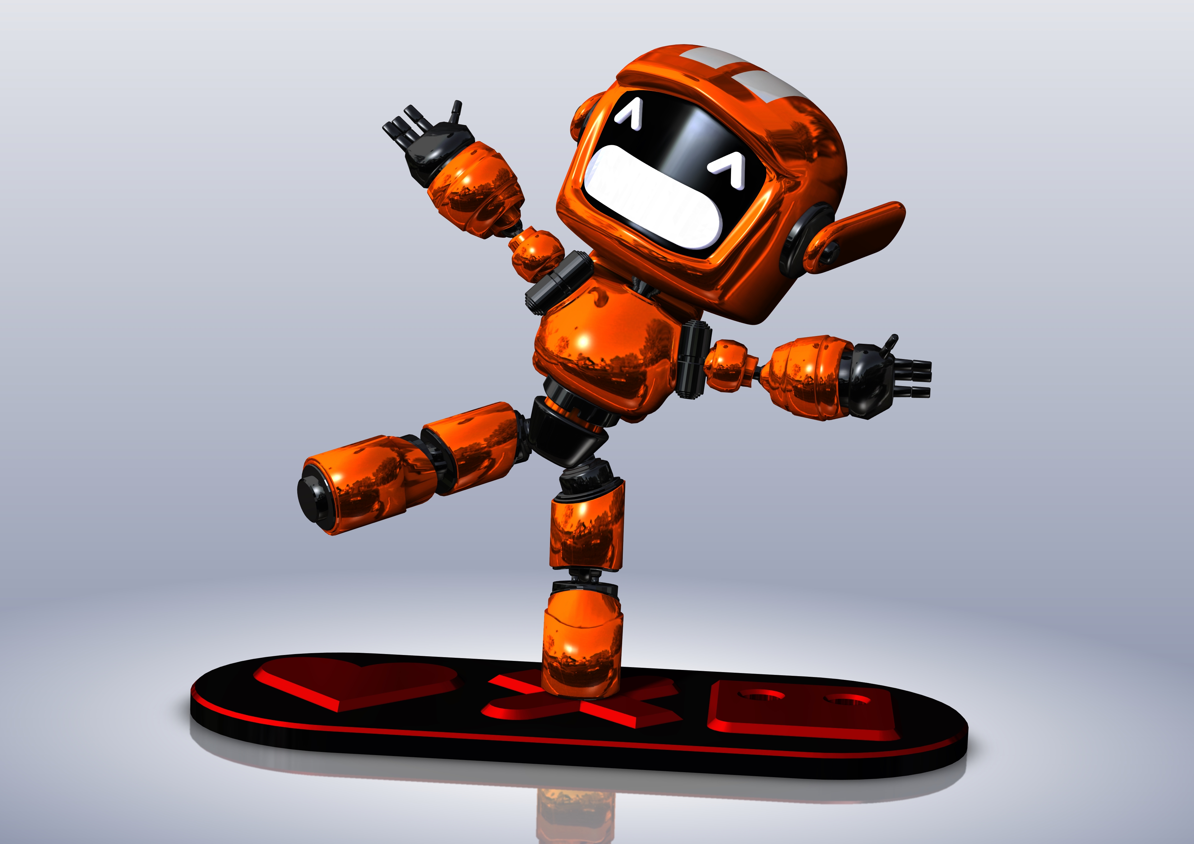 K-VRC - ORANGE ROBOT - LOVE, DEATH & ROBOTS von 3dxav | Kostenloses STL ...
