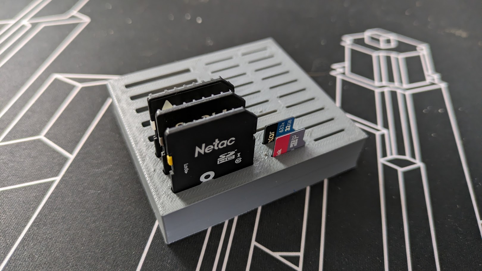 SD Card Holder by Gustav Gudmundsson | Download free STL model ...