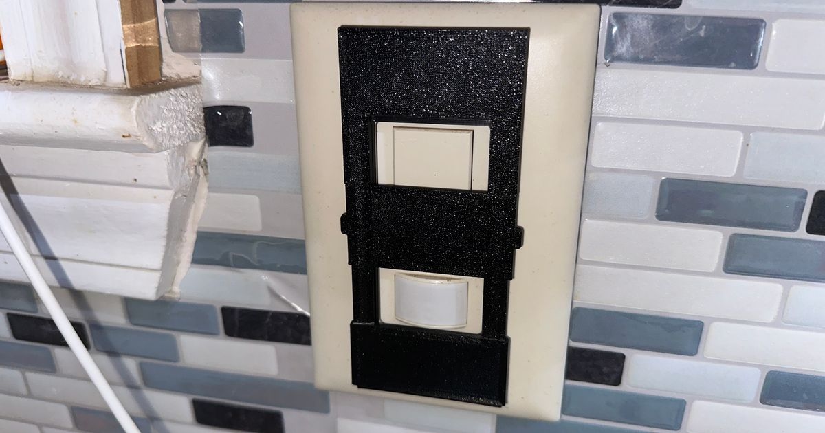 Motion Sensor Light Switch Cover by JTheAce | Download free STL model ...
