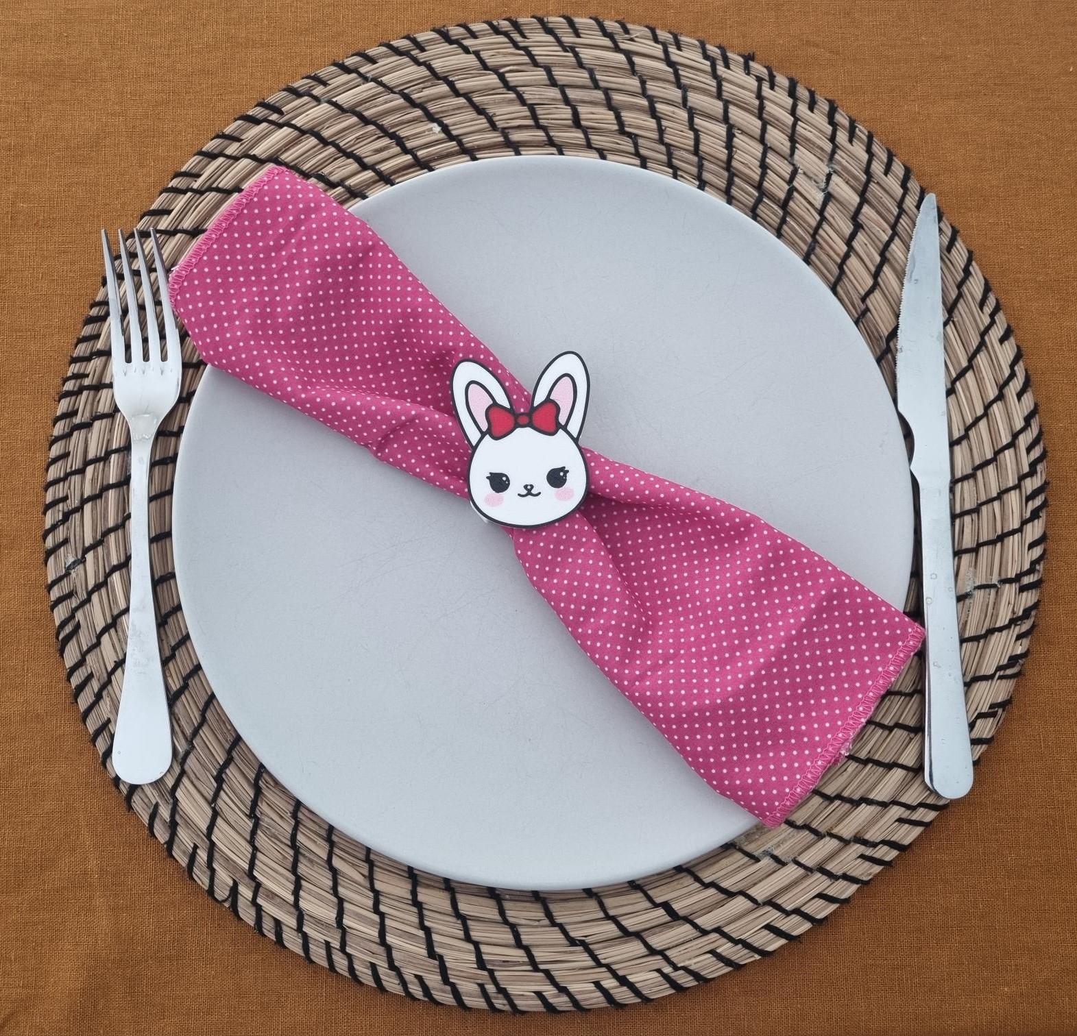 Bunny_Easter_napkin_rings by Hg_design | Download free STL model ...
