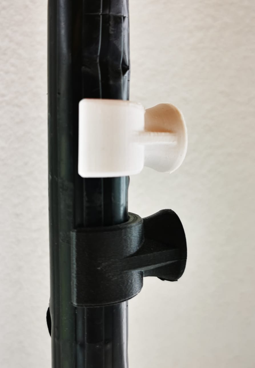 25mm rod or tube clip in holder/bracket by Martin Knobel | Download ...