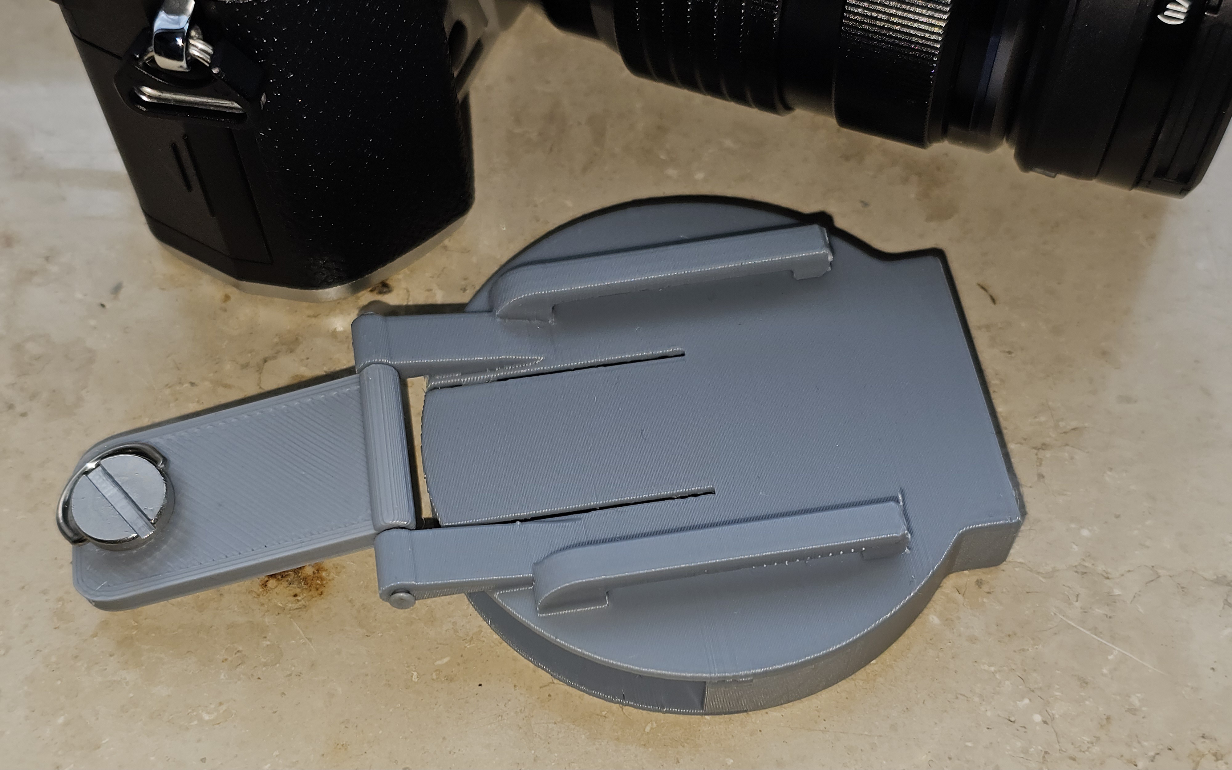 62mm Lens Cap Holder / Camera / Clip / Olympus Hotshoe by Chris Ne ...