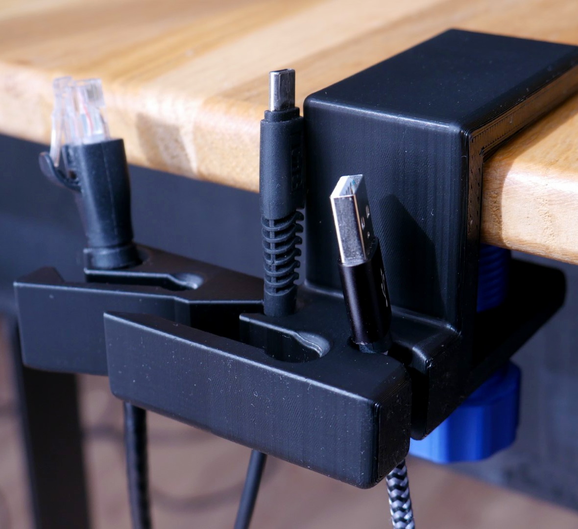 DESKTOP CABLE ORGANIZER by Humble DIY | Download free STL model ...