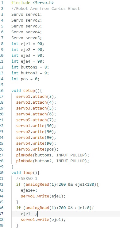 Robot Arm by Carlos Ghost | Download free STL model | Printables.com