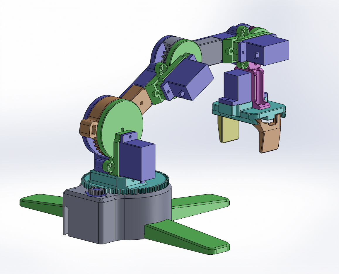 Robot Arm by Carlos Ghost | Download free STL model | Printables.com