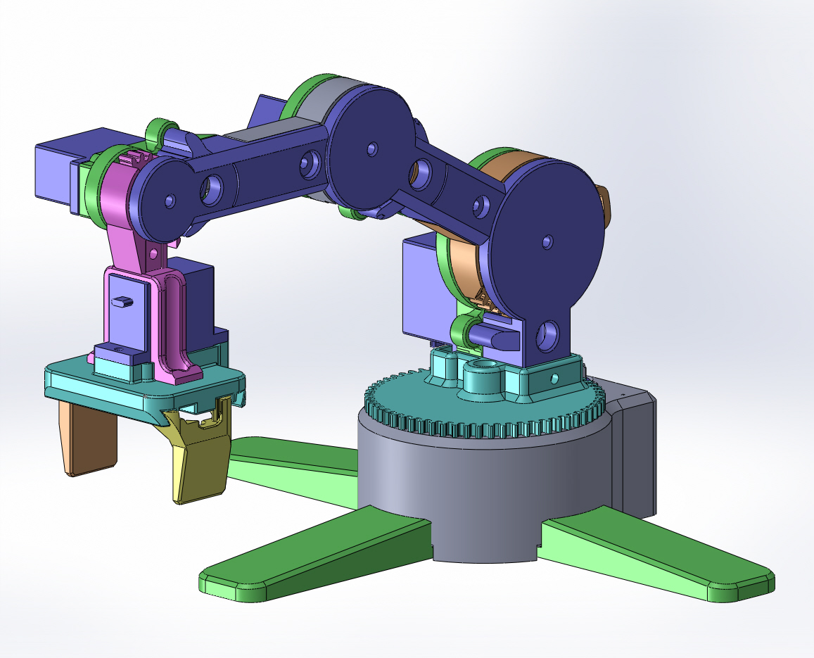Robot Arm by Carlos Ghost | Download free STL model | Printables.com