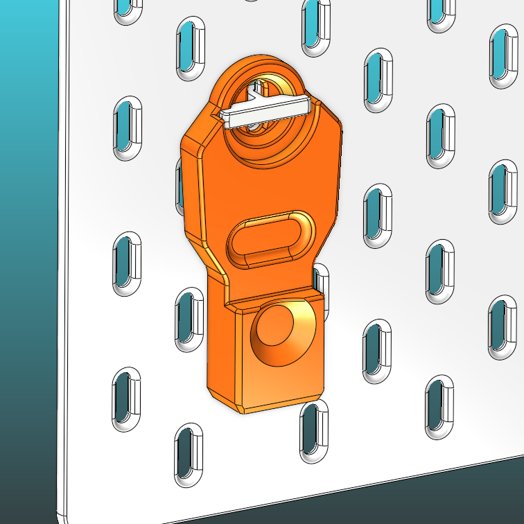 Skadis wire stripper mount (T-Clip system) by DJ_Designs | Download ...