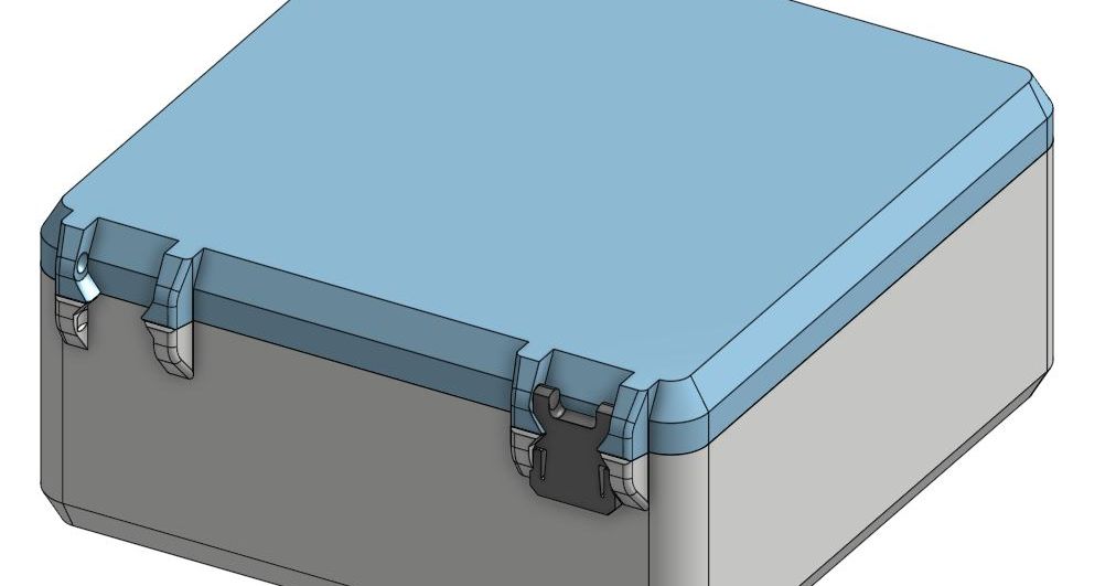 SnapLock Storage Box_remix - Inner dimensions 205x205x95mm by Camikatze ...