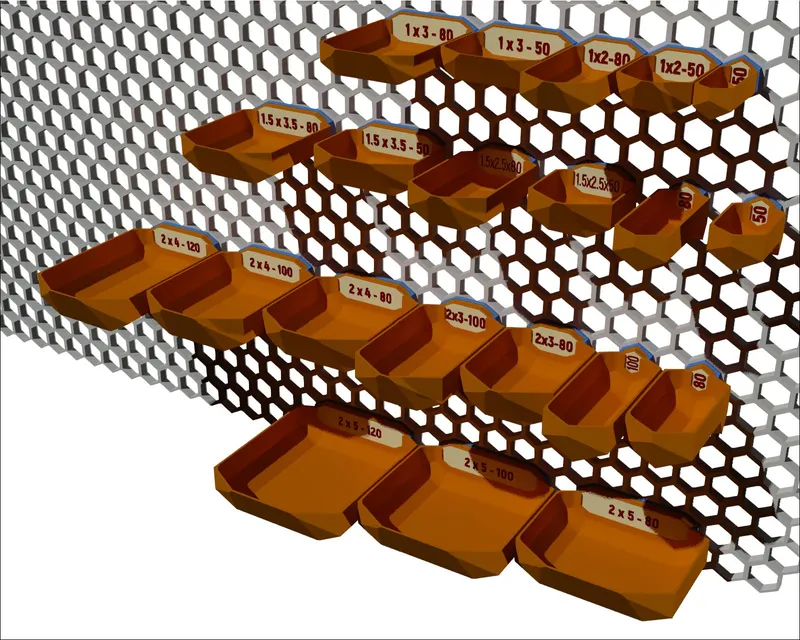 HEX BOXES for Honeycomb Storage Wall (HSW) by yass | Download free STL ...