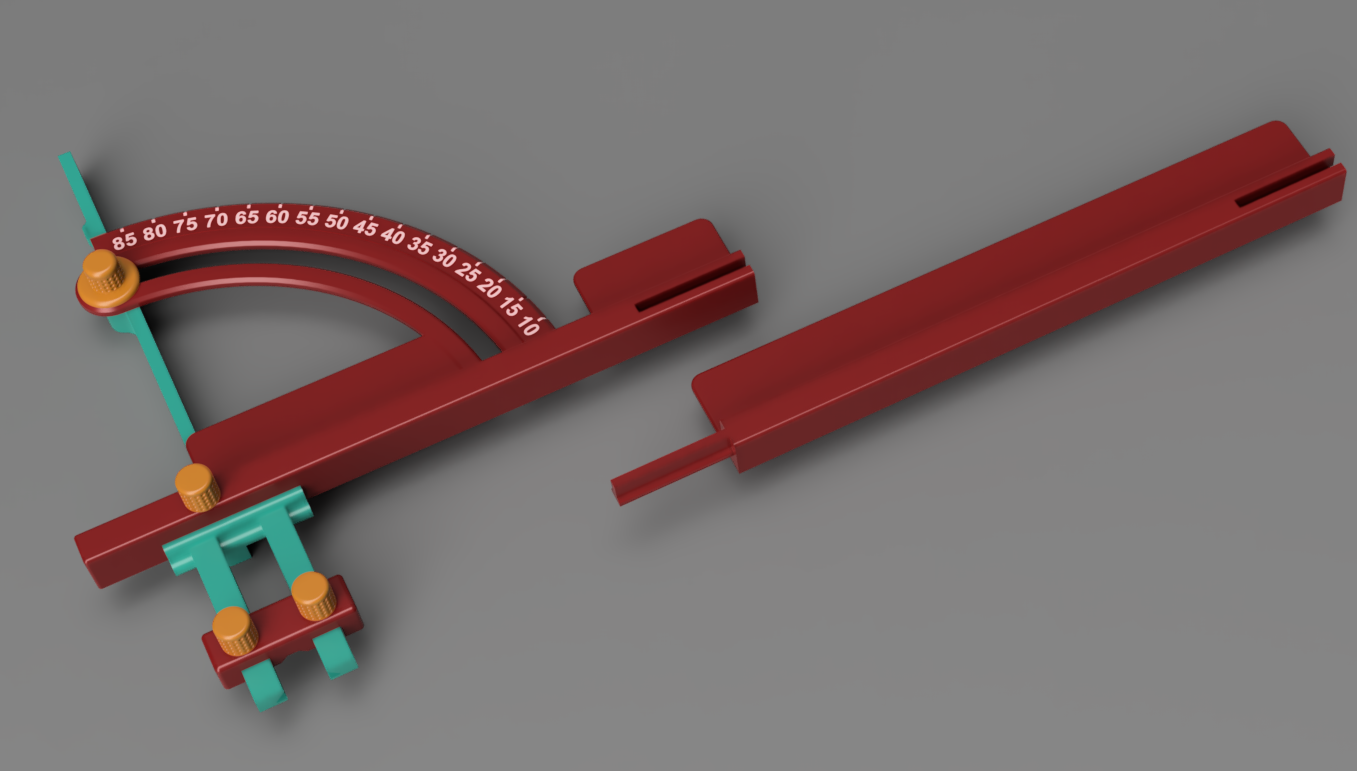 Adjustable Angle Finder and Saw Guide Rail set for your Workshop and ...