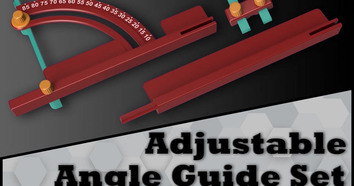 Adjustable Angle Finder and Saw Guide Rail set for your Workshop and ...