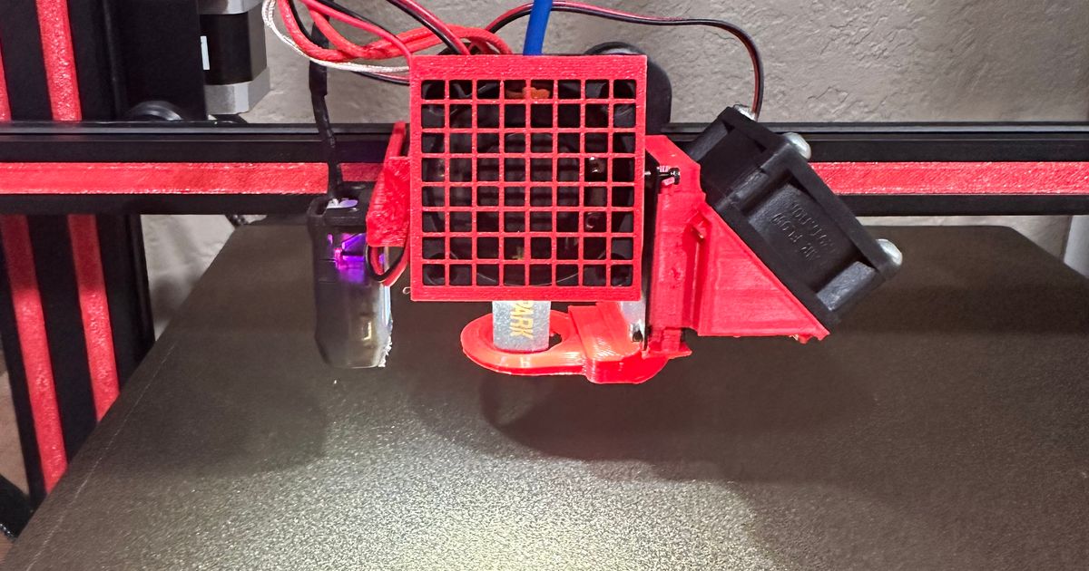 Ender 3 Max Neo Fan Shroud for Spark Hot end by STRTRCR626 | Download ...