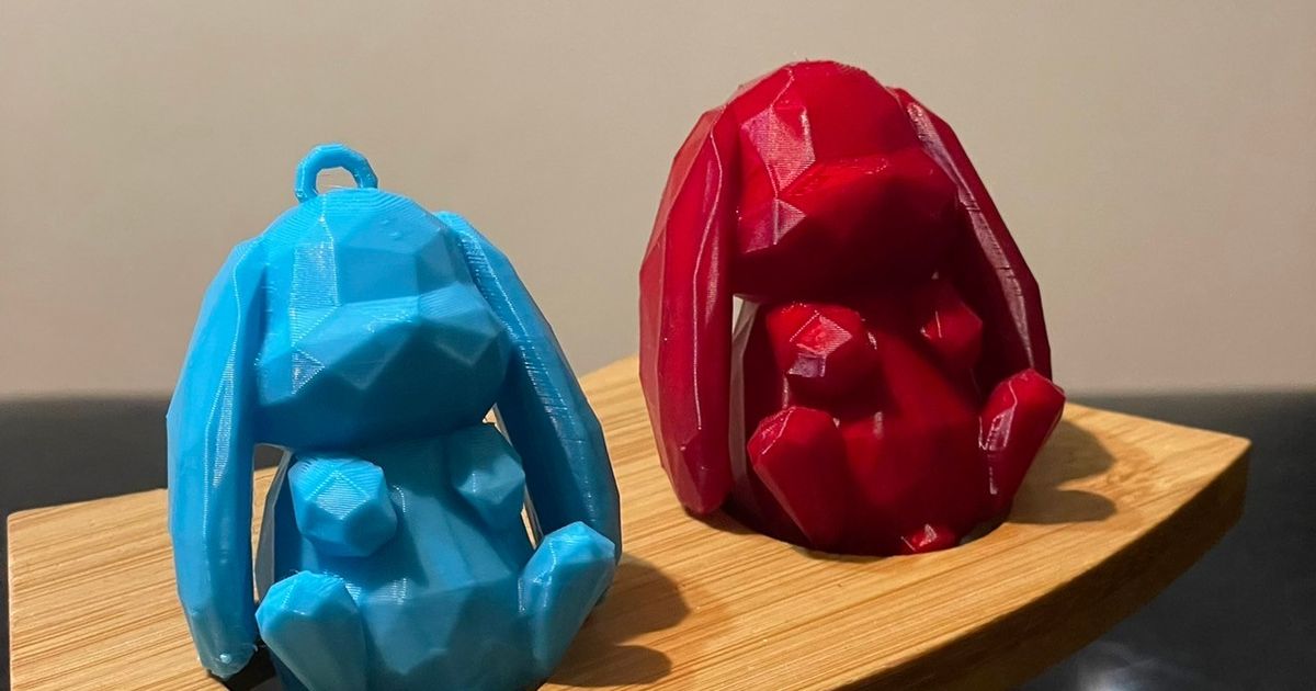 Rabbit Low Poly by Ning | Download free STL model | Printables.com