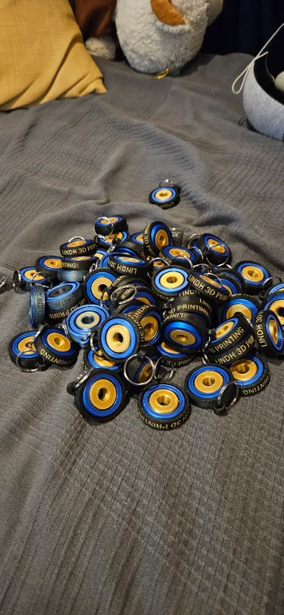 Gyro fidget keychain (perfect givaway) by Lindh3D | Download free STL ...