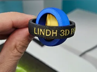 Gyro fidget keychain (perfect givaway) by Lindh3D | Download free STL ...