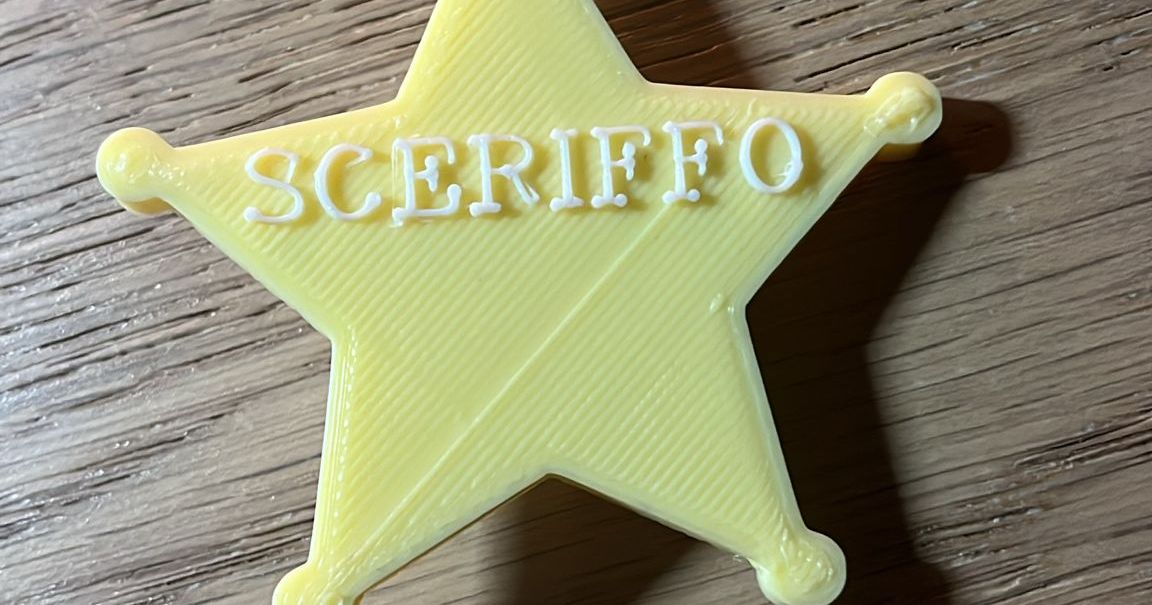 Sceriffo's PIN by sergio maccarrone | Download free STL model | Printables.com