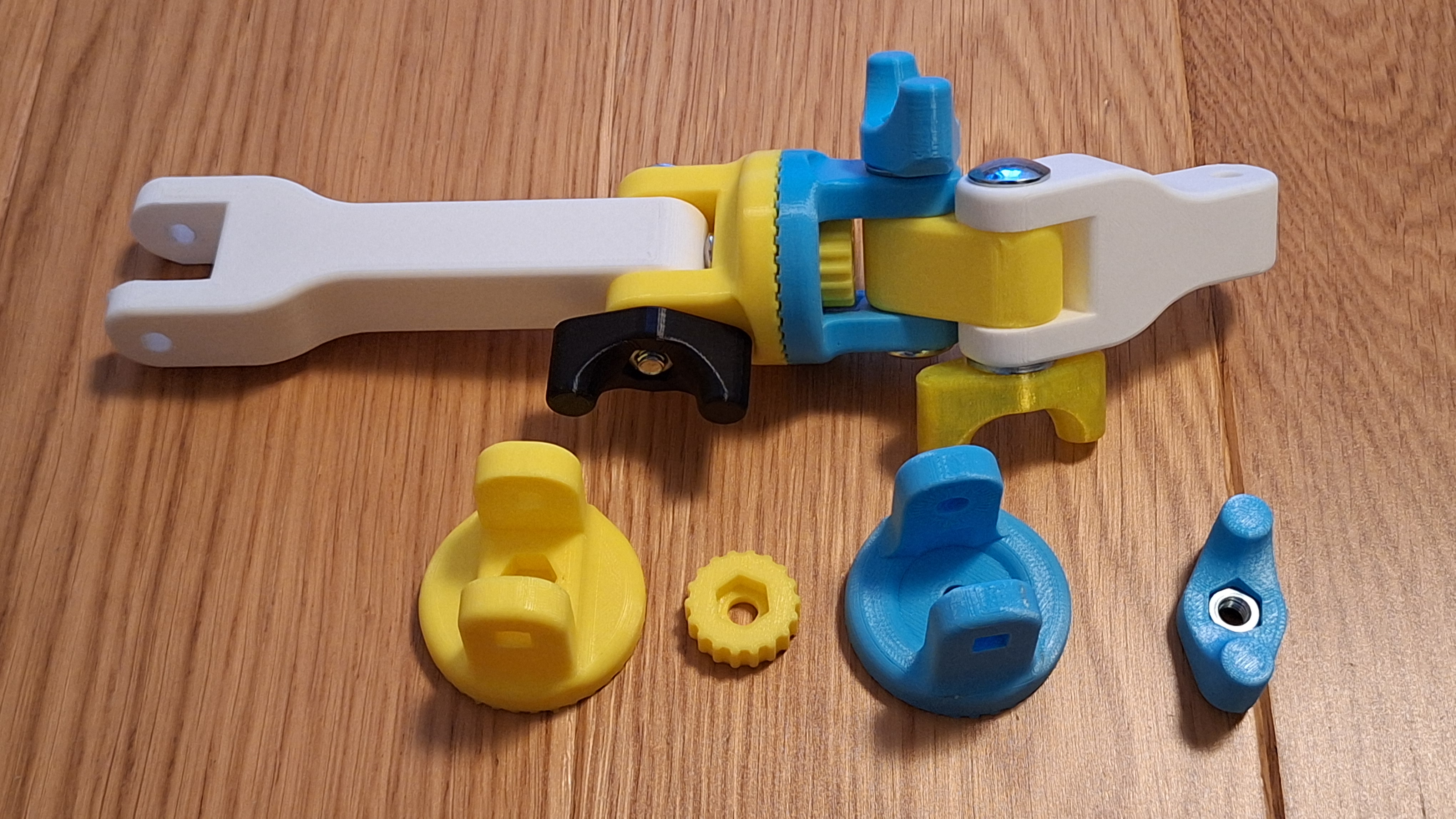 Modular helping hand, holder, high load rotatable arm that you can use ...