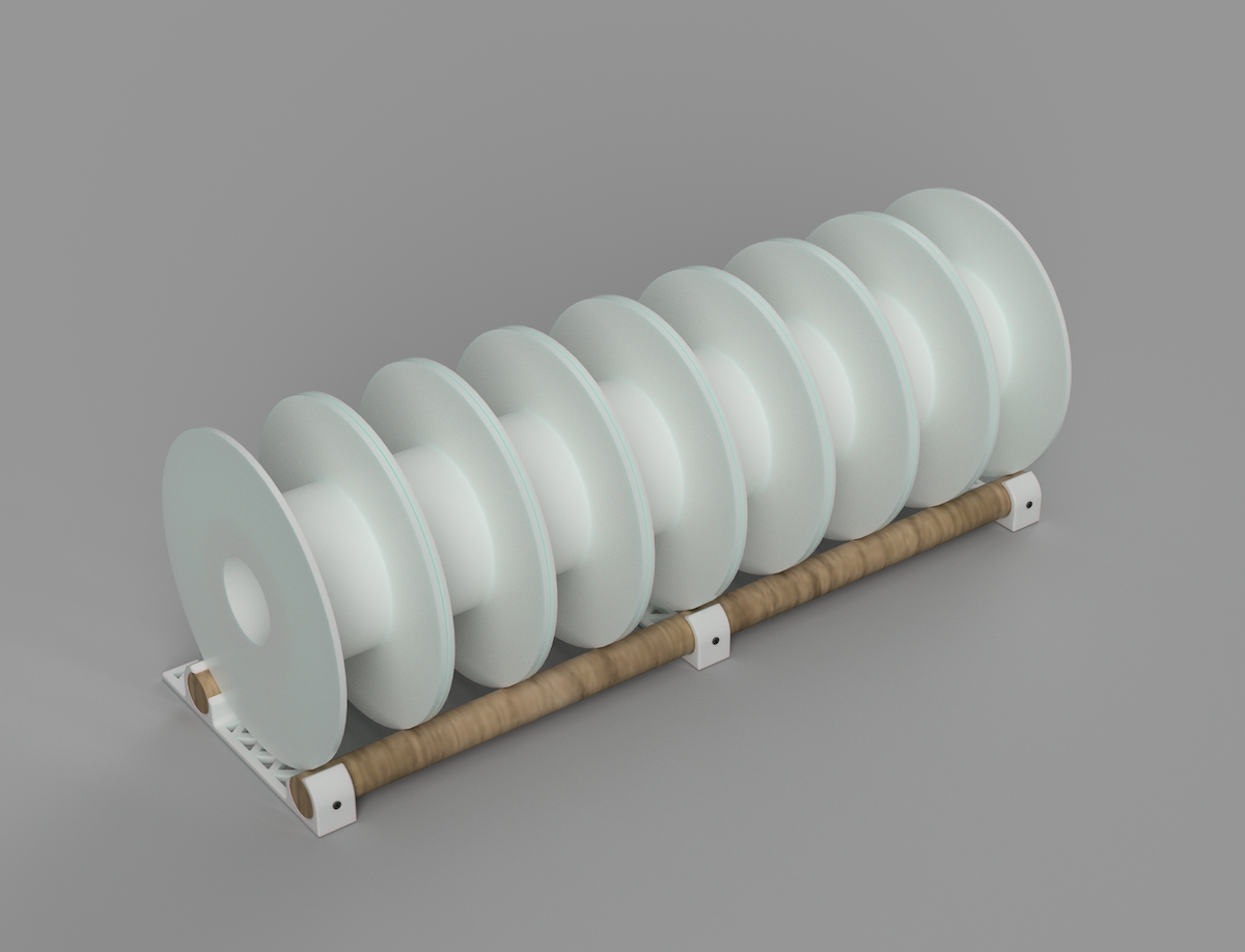 Filament Spool Storage for Cabinets by pckscoot | Download free STL ...