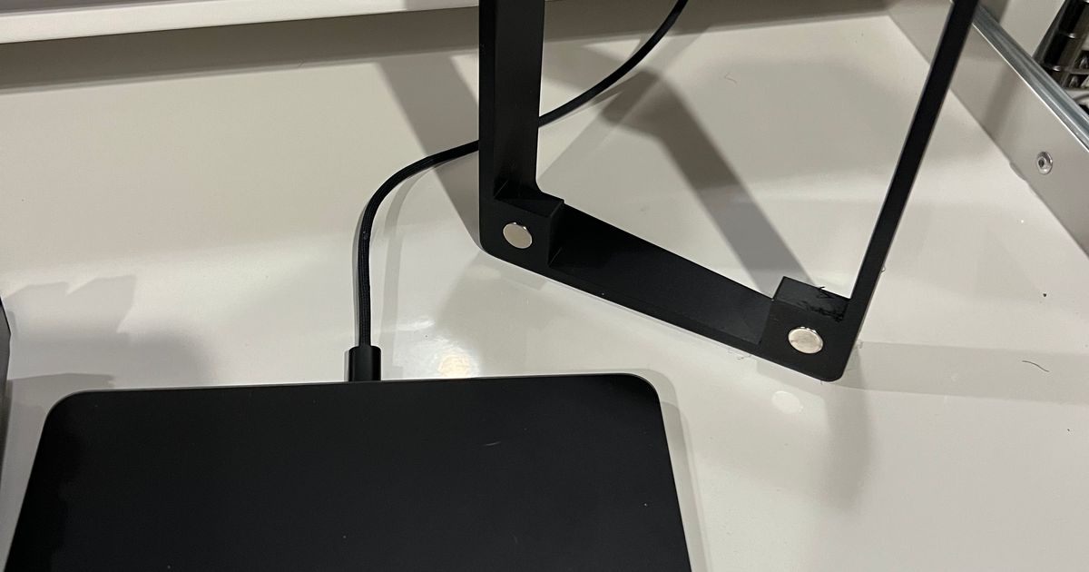 Apple Magic Trackpad Stand with Magnet Feet by Breit Ideas Incorporated ...