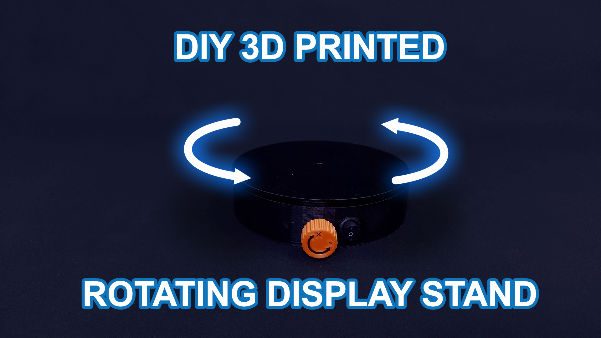 DIY 3D printed rotating display stand von Self Taught Stuff | Kostenloses STL-Modell ...