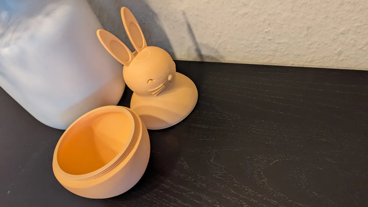 cute bunny container by Shreeak | Download free STL model | Printables.com