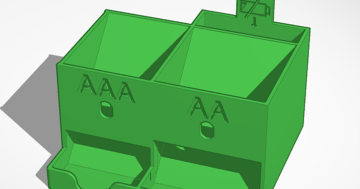 battery storage (holder) by Yan Dimieff | Download free STL model ...