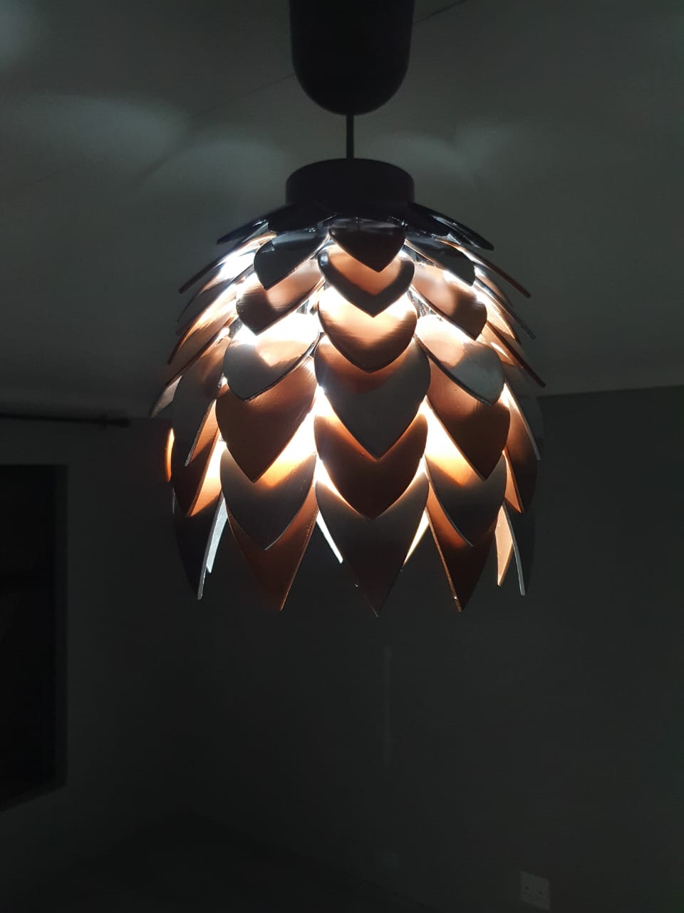 Protea Flower Pendant Light by Yolande van Wyk | Download free STL ...