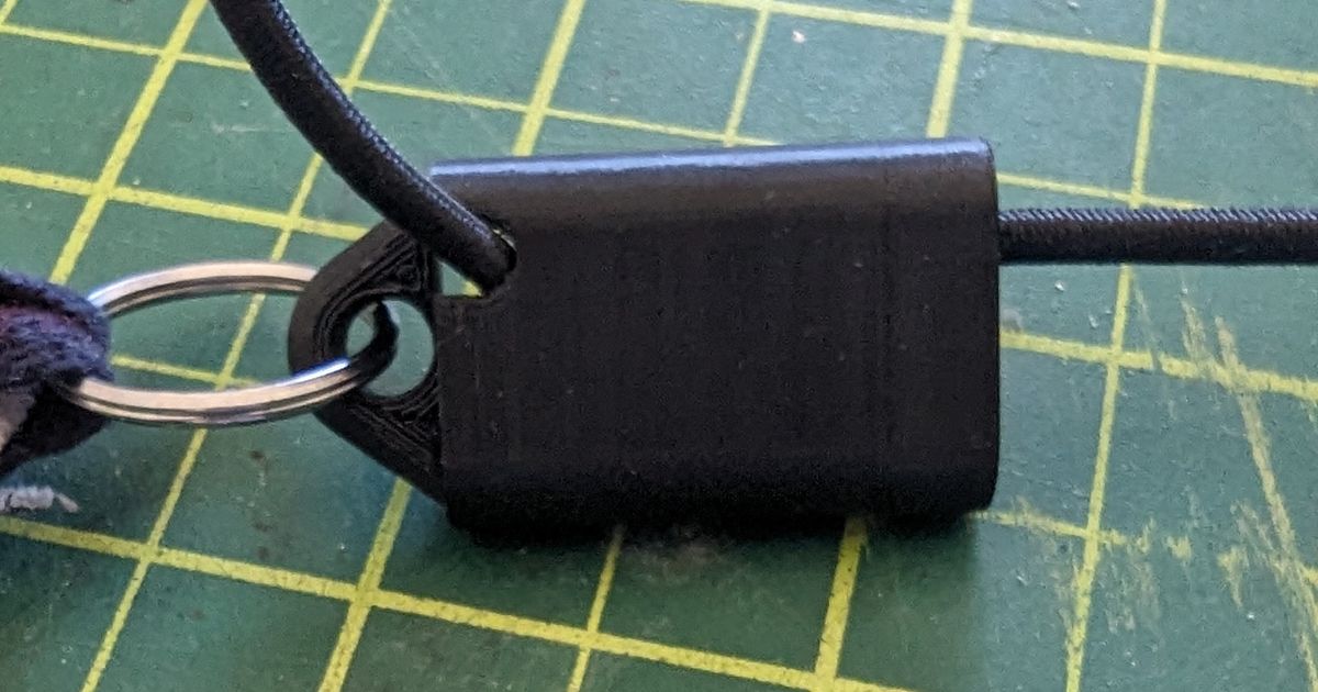 3mm Elastic Cord Lock by FrisbeeD | Download free STL model ...