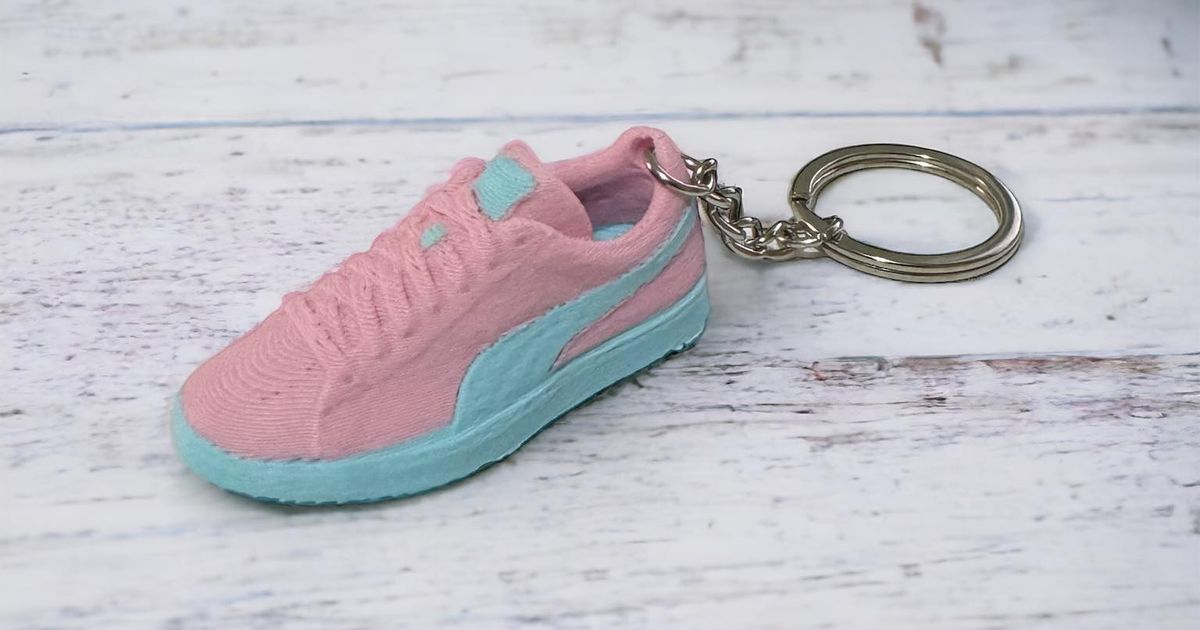 Puma shoe keychain by 3DPickles | Download free STL model | Printables.com