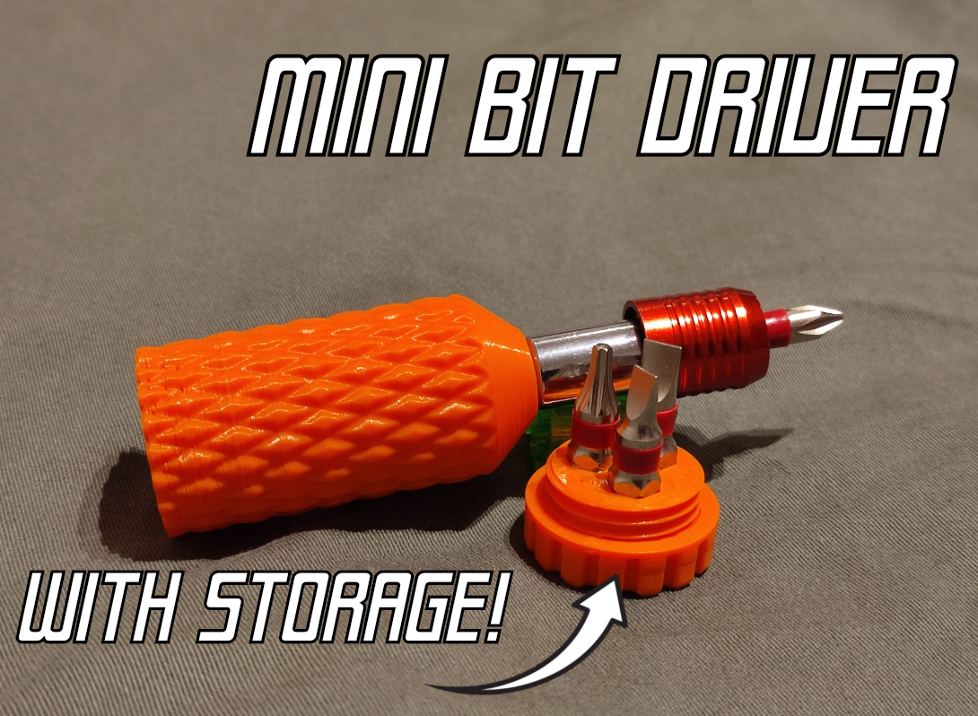 Mini Bit Driver for EDC [MUST HAVE] by GogDesign | Download free STL ...
