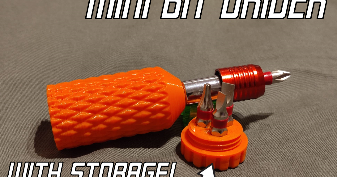 Mini Bit Driver for EDC [MUST HAVE] by GogDesign | Download free STL ...