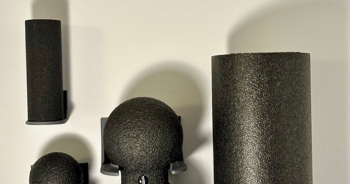 BlackRoll fascia training rolls wallmount by Iatraliptes | Download ...