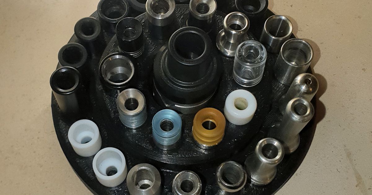 510 Drip Tip Brake Disc Stand by Bubble | Download free STL model ...