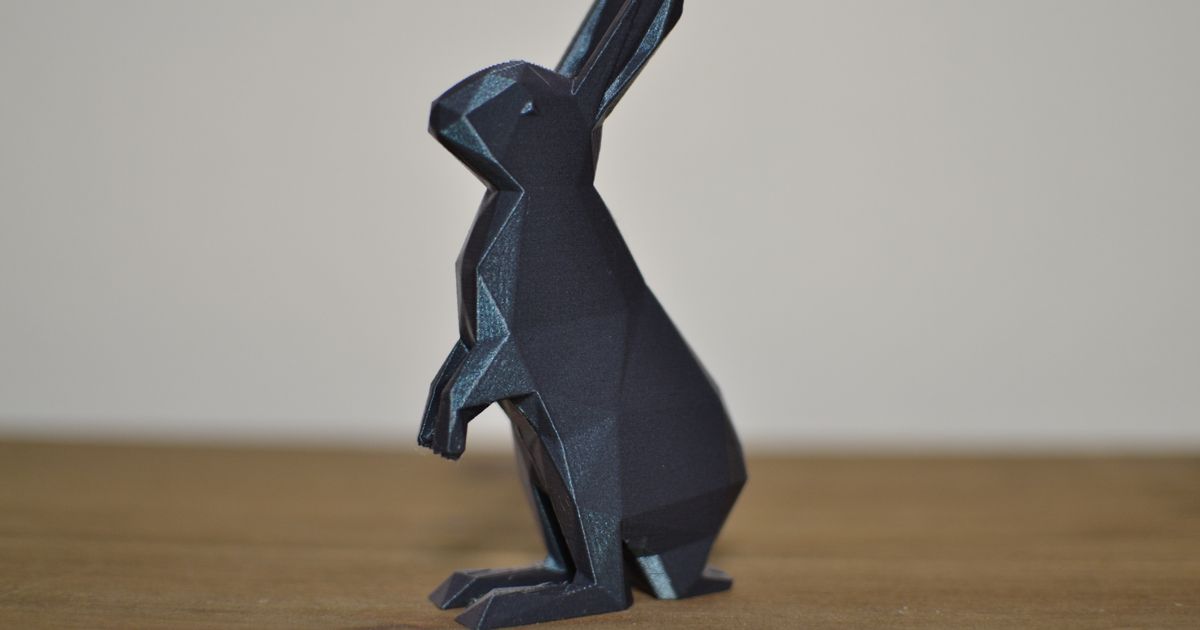 Low Poly Bunny by G.Zeus | Download free STL model | Printables.com