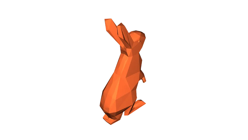 Low Poly Bunny by G.Zeus | Download free STL model | Printables.com