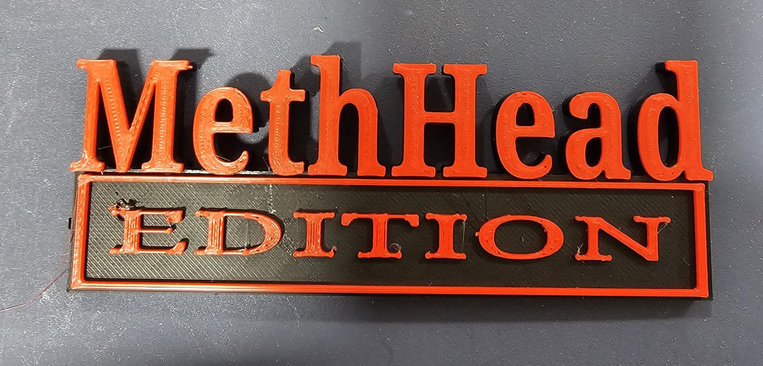 Meth Head edition Emblem by kent wilson | Download free STL model ...
