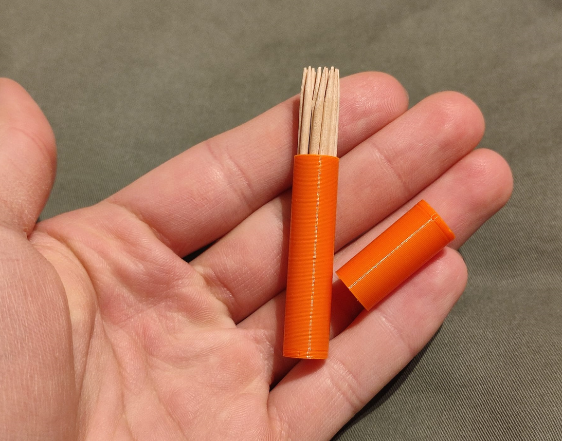 Mini Toothpick Storage by GogDesign | Download free STL model ...