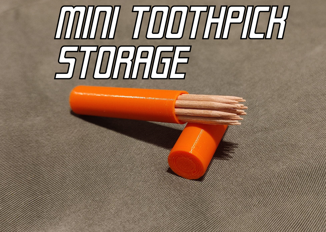 Mini Toothpick Storage by GogDesign | Download free STL model ...