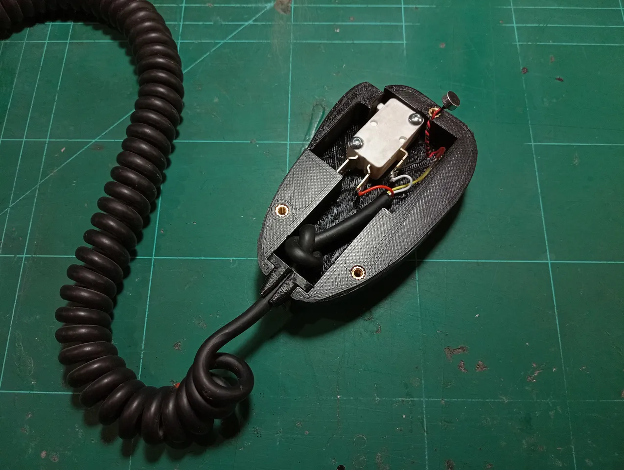 Handheld PPT ham Microphone for (tr)uSDX / uSDX by Tvoja Mami ...