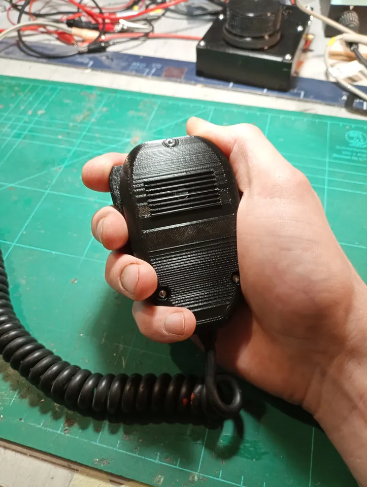Handheld PPT ham Microphone for (tr)uSDX / uSDX by Tvoja Mami ...