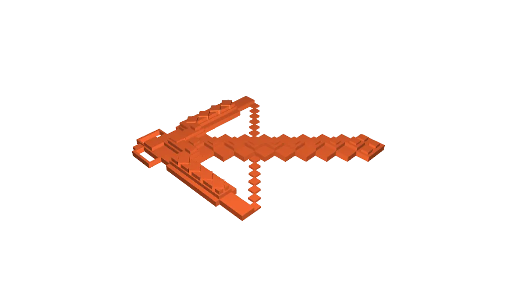 Minecraft Crossbow by Nicholashall173 | Download free STL model ...