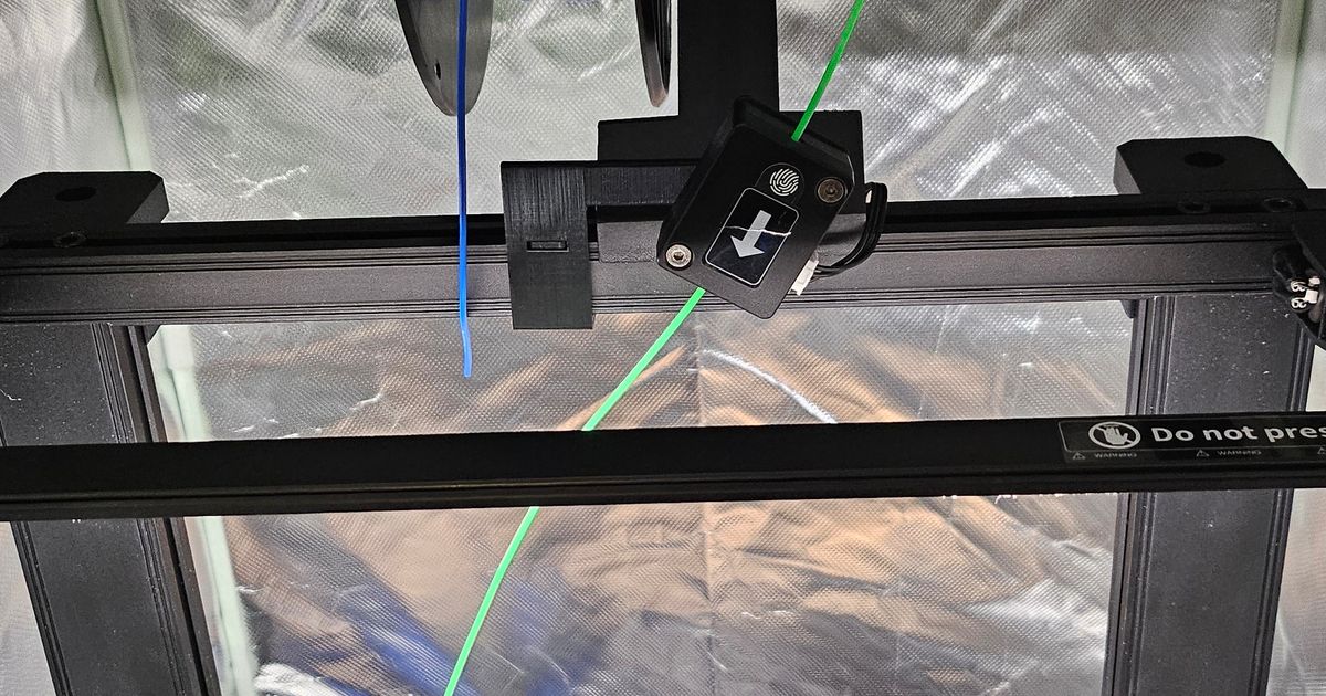 Ender 3 s1 central run out sensor for dual filiment holder by Scott ...