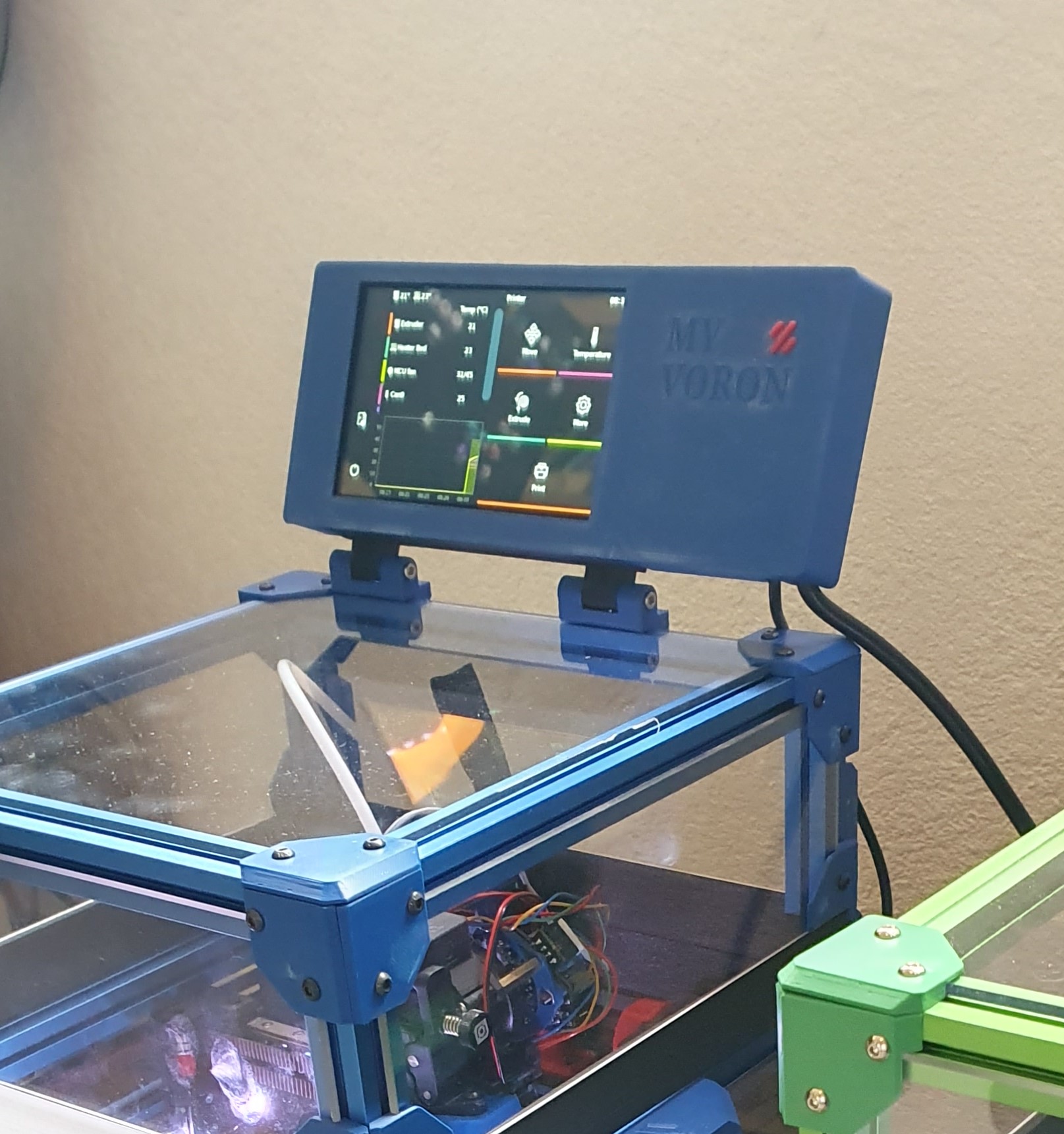 Voron 0.2 5inch Display Top Mount by Dennis | Download free STL model ...
