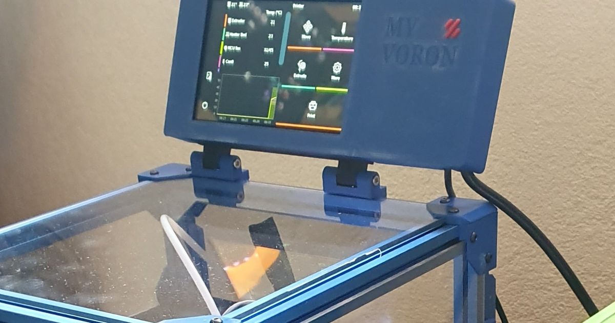 Voron 0.2 5inch Display Top Mount by Dennis | Download free STL model ...