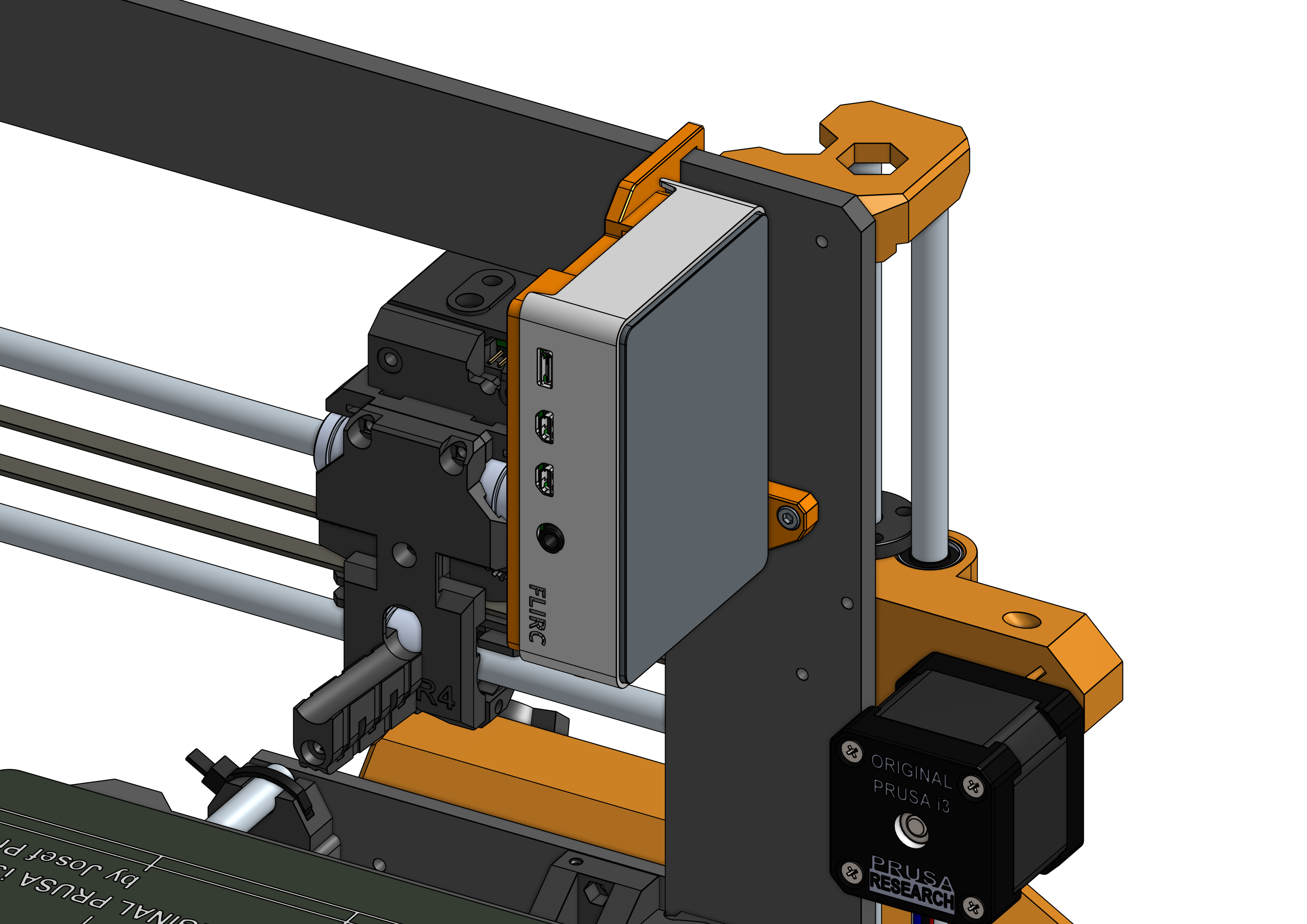 Flirc Raspberry Pi Case Mount for Prusa MK3, MK3S, MK3.5 by 6d6178 ...