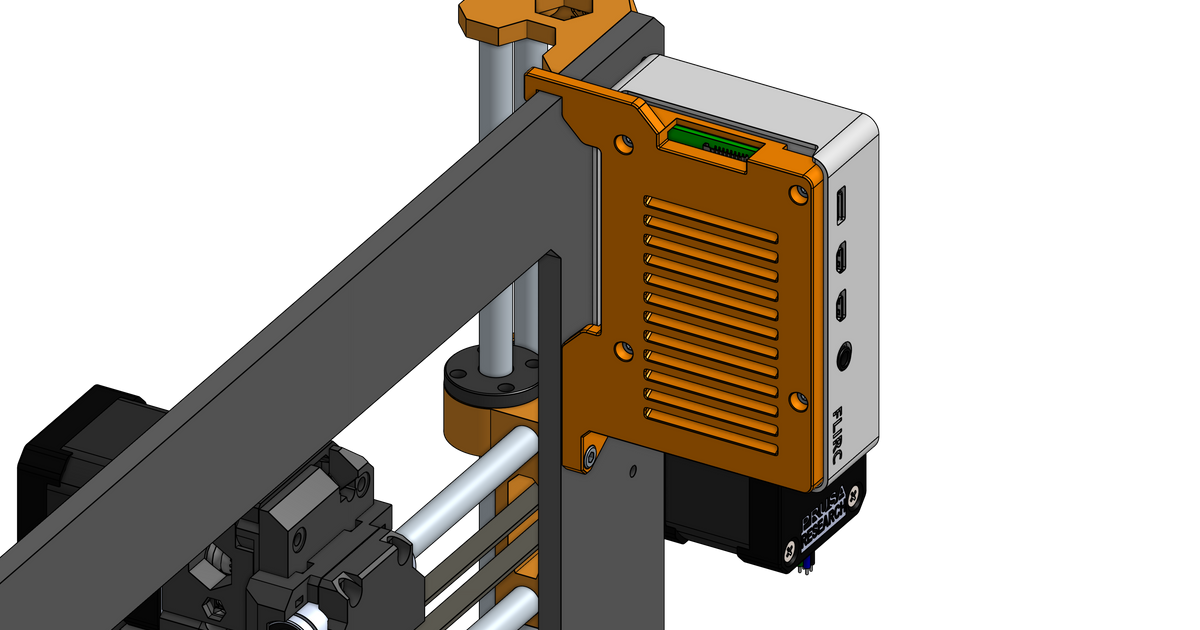 Flirc Raspberry Pi Case Mount for Prusa MK3, MK3S, MK3.5 by 6d6178 ...