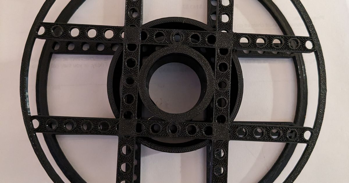 Stubby Spool (3mm rim w/center lip) v2 by Thorzon | Download free STL ...