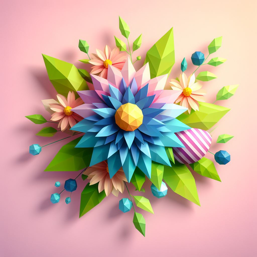 Low Poly Easter Flowers by just4jordan | Download free STL model ...